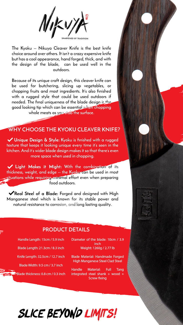 Nikuya Kyoku Cleaver Knife