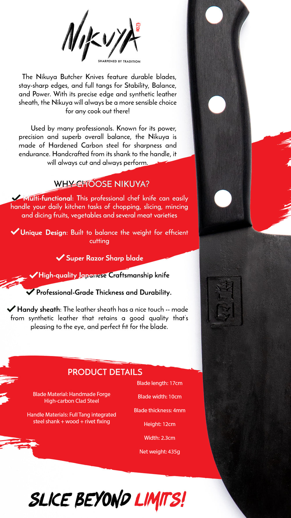 Nikuya Japanese Butcher Knife